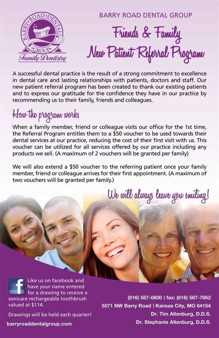 Referral Program - Barry Road Dental Group